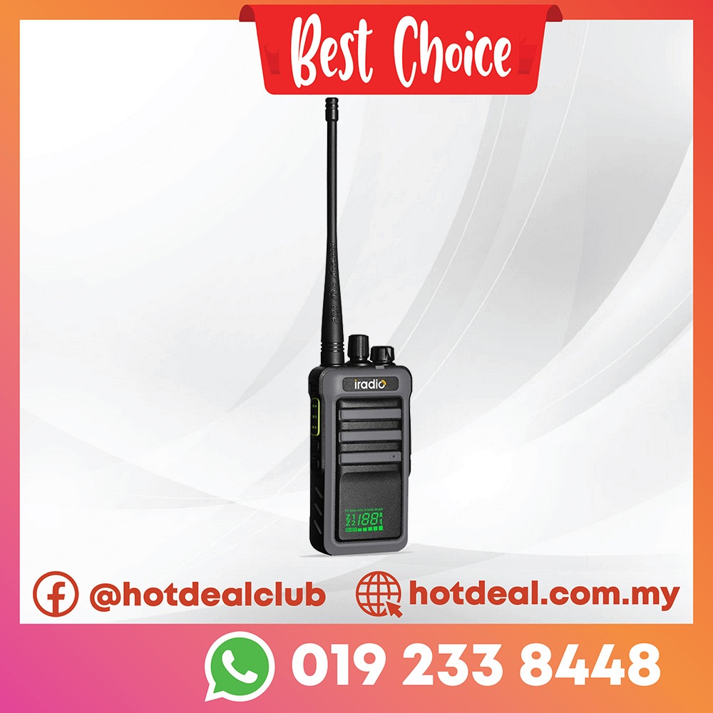 iradio cp268 UHF walkie talkie (mcmc approved) | Shopee Malaysia