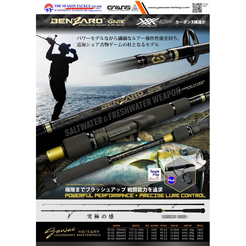 GAWAS ROD BENZARO BZ-GS | Shopee Malaysia
