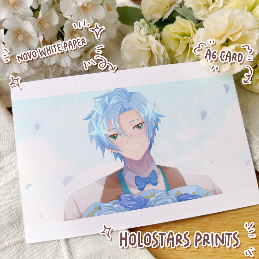 Vtuber Holostars & Holotempus art Prints (Square , A6 and A5) | Shopee Malaysia