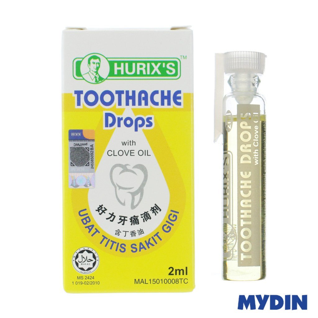 Hurix's Toothache Drops (2ml) | Shopee Malaysia