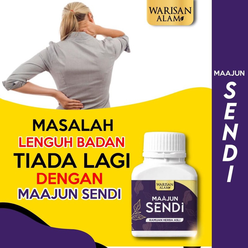 (Original HQ) Maajun Sendi Warisan Alam Melegakan Sakit Lutut, Pinggang ...