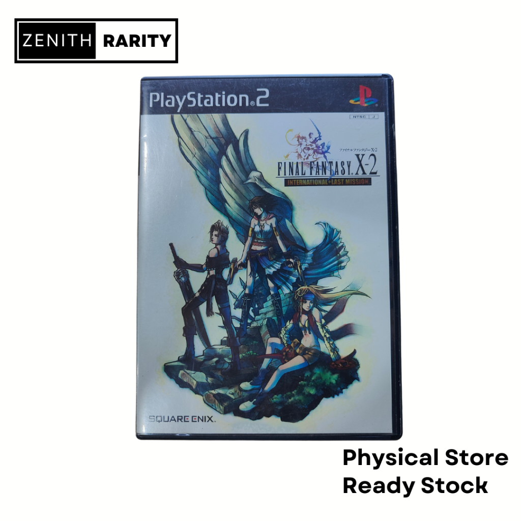 Zenith Rarity Sony Playstation 2 PS2 game Final Fantasy X-2: International + Last Mission ...
