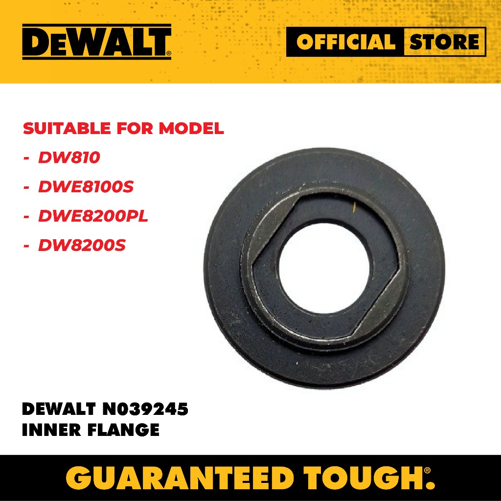 DEWALT N039245 Inner flange N134464 Outer flange for DW810/DWE8100S ...