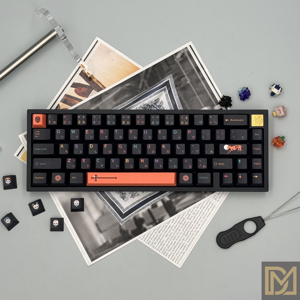 [LOCAL STOCK] Mictlan Keycap PBT Cherry Profile Dye Sub Keycaps 129pcs ...