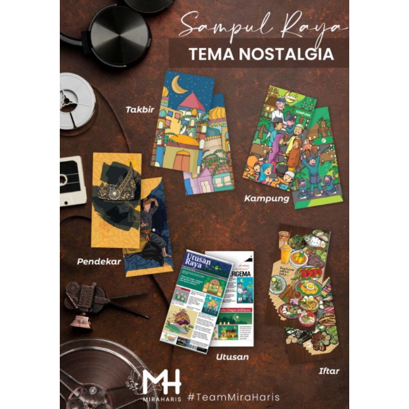 Sampul Raya Tema Nostalgia 2024 | Shopee Malaysia