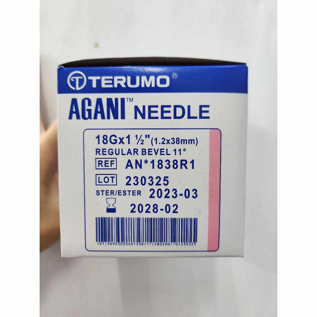 Terumo Agani Needle 18Gx1 1/2" (100PCS/BOX) | Shopee Malaysia