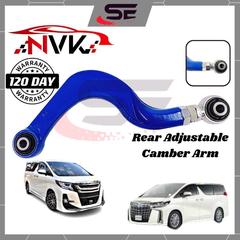 NVK Rear Adjustabel Camber Arm Toyota Vellfire Alphard AGH30 AGH35 GGH30 GGH35 Rear Adjustable ...