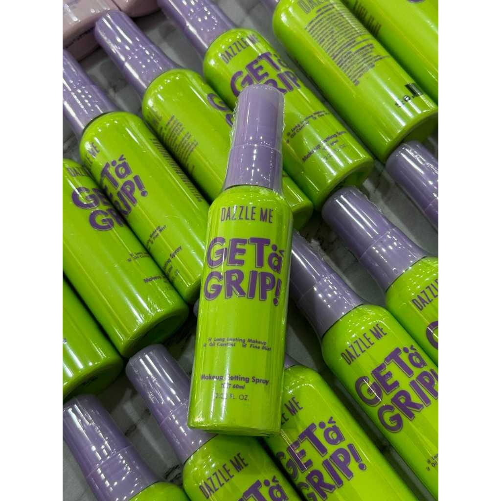 DAZZLE ME Get a Grip Makeup Setting Spray Lock Makeup (60ml) | Shopee ...