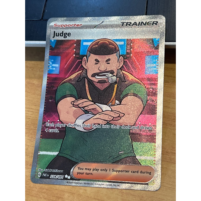 Pokemon tcg Judge - 228/091 - Illustration Rare Paldean Fates | Shopee ...