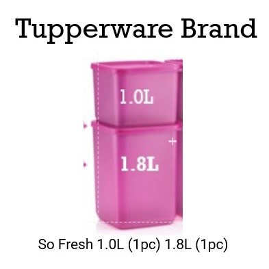Tupperware So Fresh Set ** Ready Stock ** OR So Fresh Tall ( 4pcs ) 2 ...