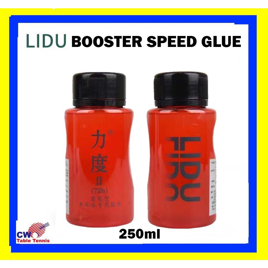 Lidu II Booster Speed Glue 250ml Gam Getah Ping Pong Lidu no.2 Table ...