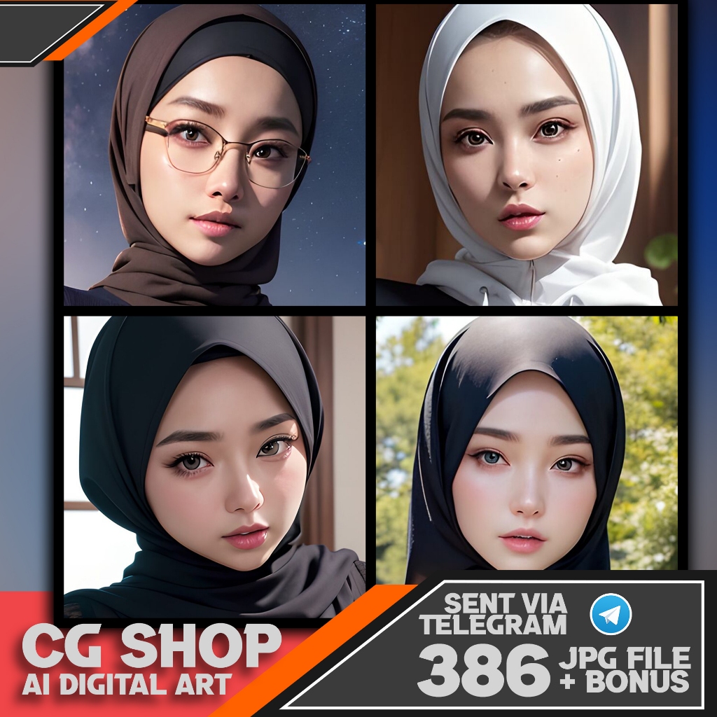 C-WP105 Ai Art Digital Wallpaper Pack Bundle - 386 Photo Random Art ...