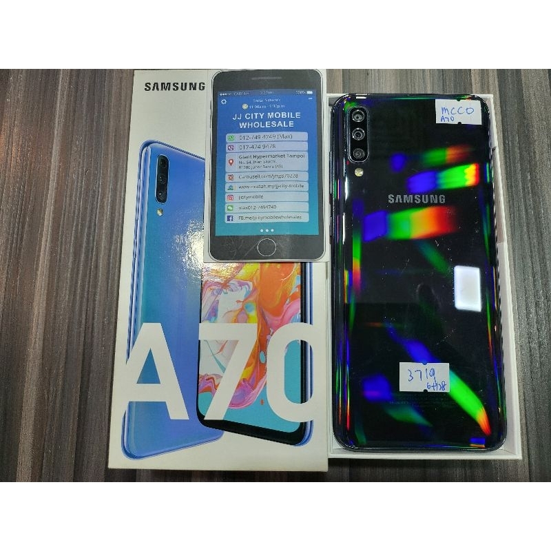 Samsung Galaxy A70 6GB Ram 128GB Dual Sim - Fullset | Shopee Malaysia