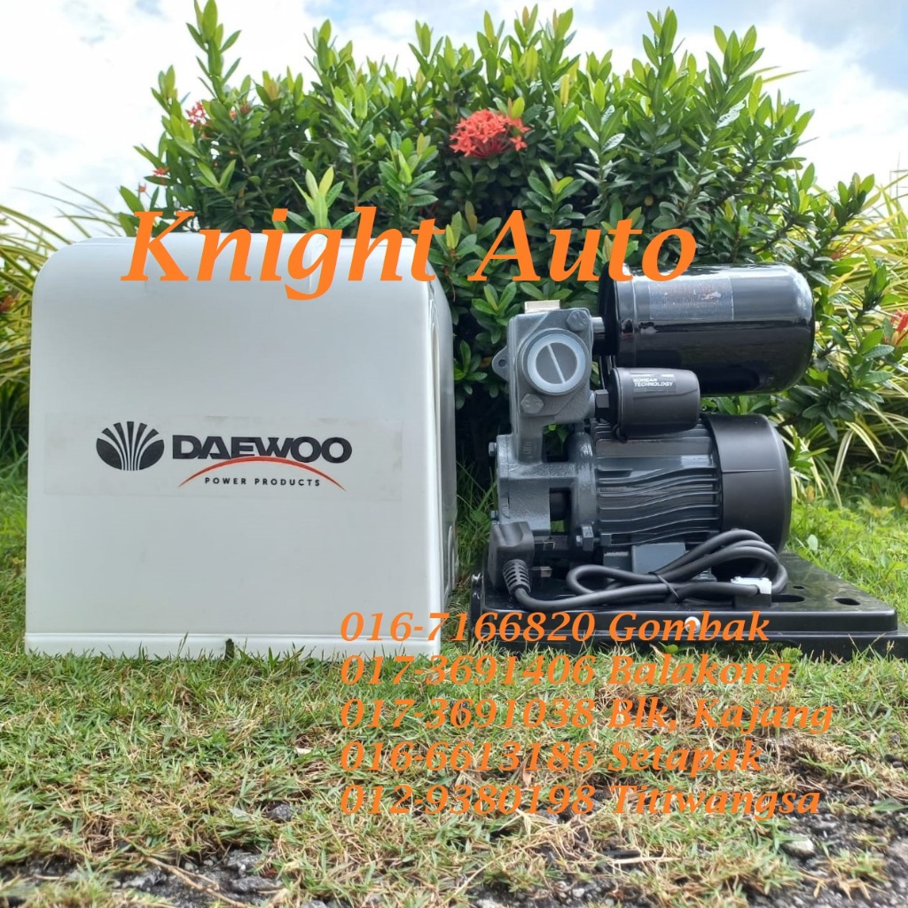 NEW ARRIVE Daewoo DAEAUTO500AX 500w/0.75hp Automatic Self Priming Pump ...