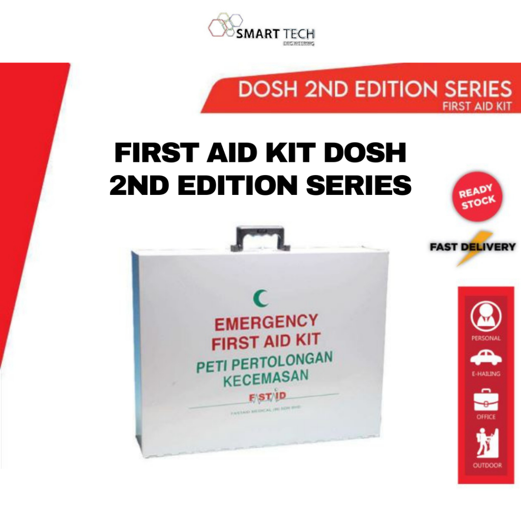 [READY STOCK] FIRST AID KIT DOSH 2ND EDITION SERIES (1 - 100 PAX ...