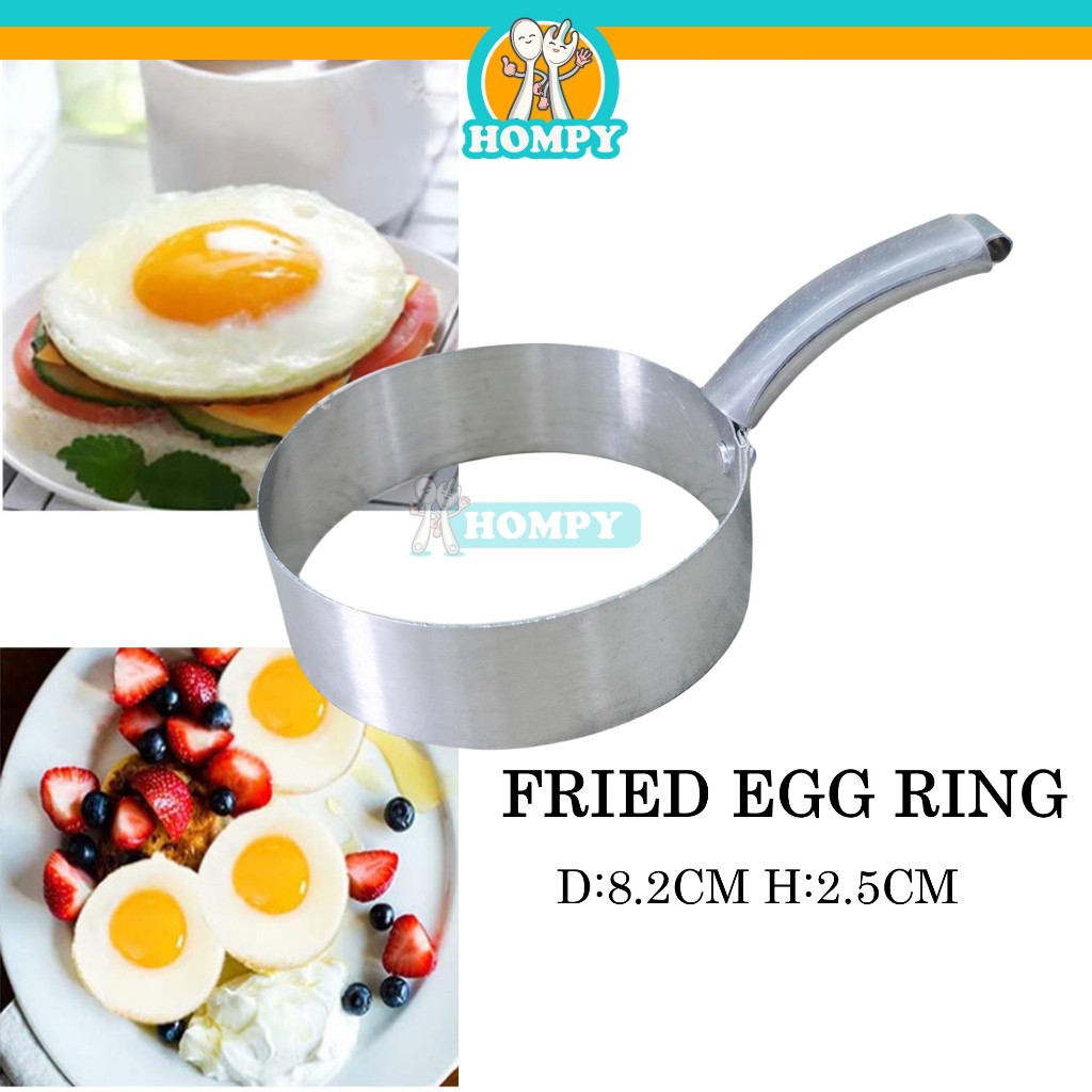 Aluminium Egg Bunjo / Fried Egg Tools / Egg Ring / Acuan Telur Benjo ...