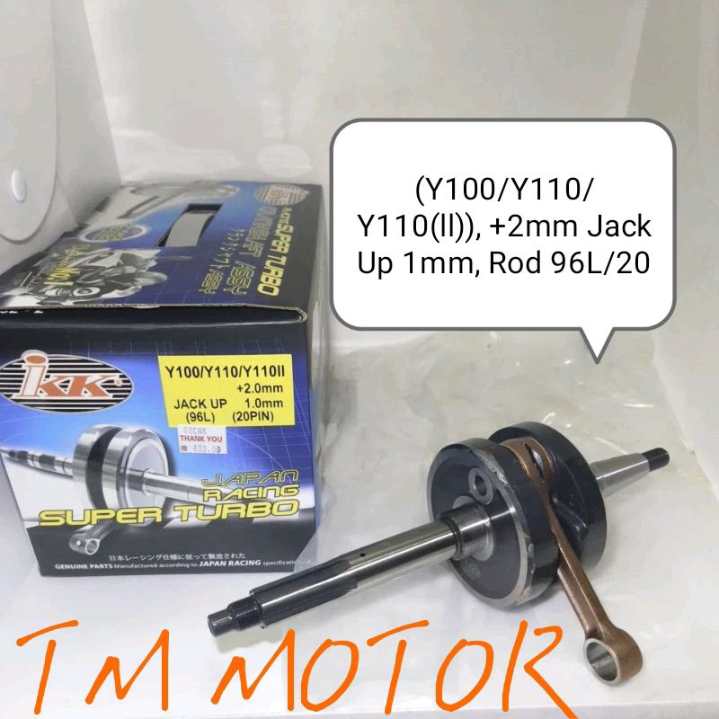 IKK Racing Crankshaft (Y100/Y110/Y110 (ll)), (+2mm) | Shopee Malaysia