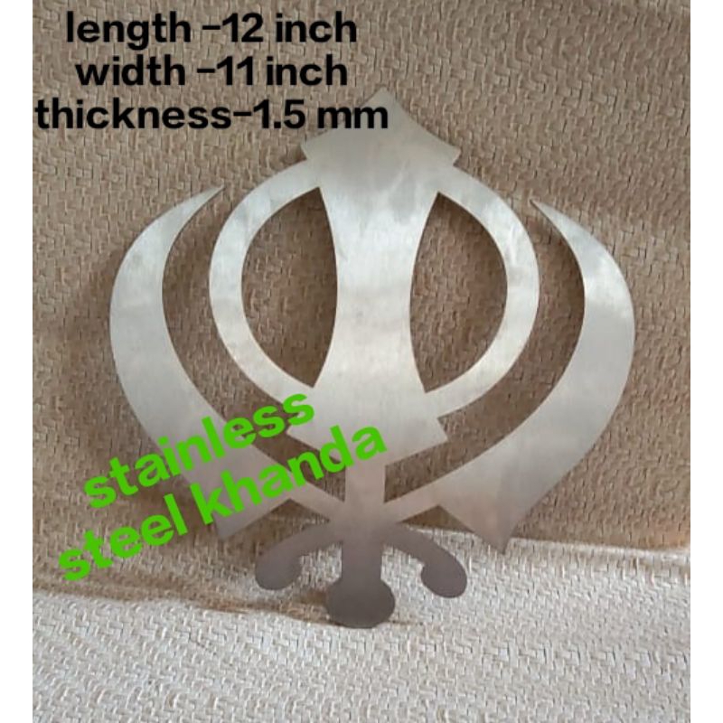 Stainless steel Sikh Khanda | Shopee Malaysia