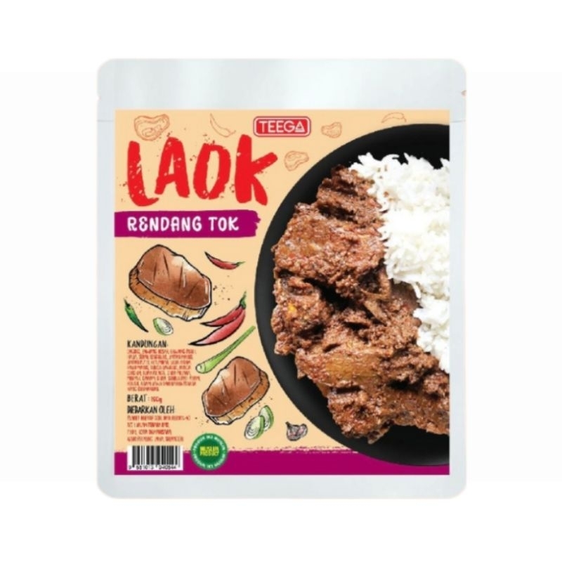 Teega Laok Rendang Tok Ready To Eat | Shopee Malaysia