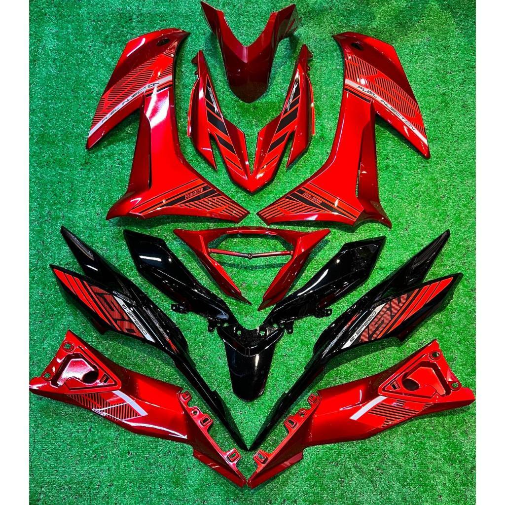 COVERSET YAMAHA RS-X / RSX MERAH PURBA EDITION | Shopee Malaysia