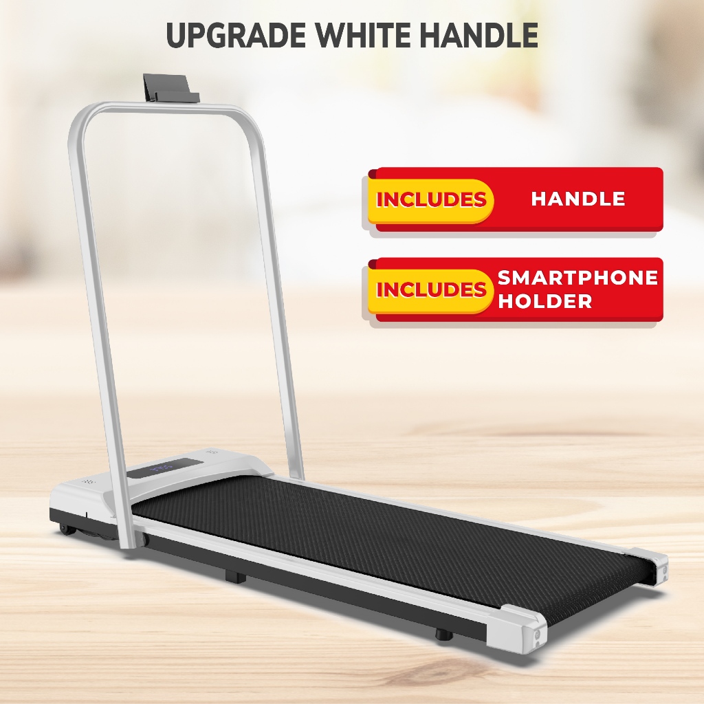 3.0HP Walking Treadmill With Handle Smart Walking Pad Machine Ultra ...