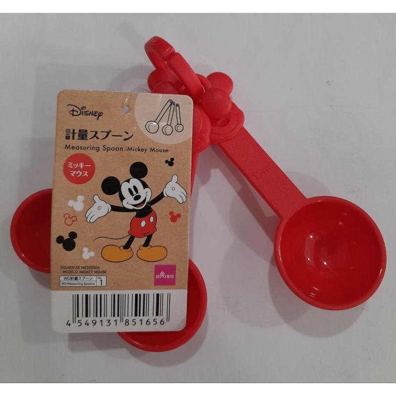 Disney Mickey Mouse Measuring Spoon (set of 3) Daiso | Shopee Malaysia