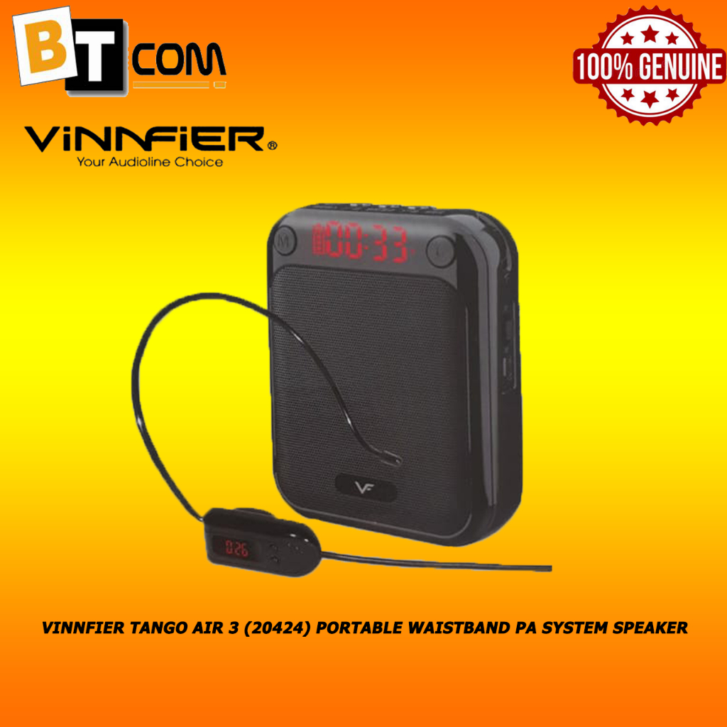 Vinnfier Tango Air 3 (2024) Portable Waistband PA System Speaker ...