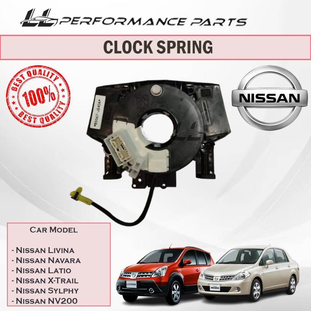 Nissan Livina/Navara/Latio/X-Trail/Sylphy/NV200 Airbag Spring Cable ...