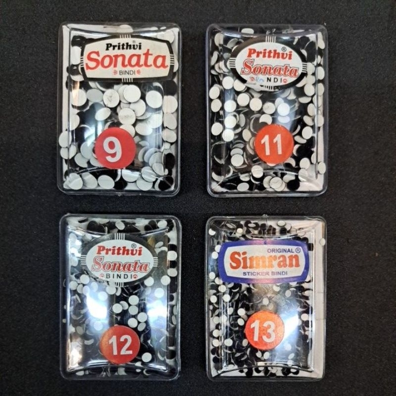 Sticker Pottu/Bindi/Black Pottu/Red Pottu | Shopee Malaysia