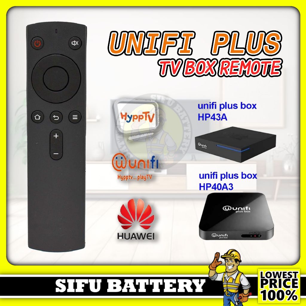[Ready Stock] Unifi TM HyppTV Box Remote Control / Unifi Plus Box ...