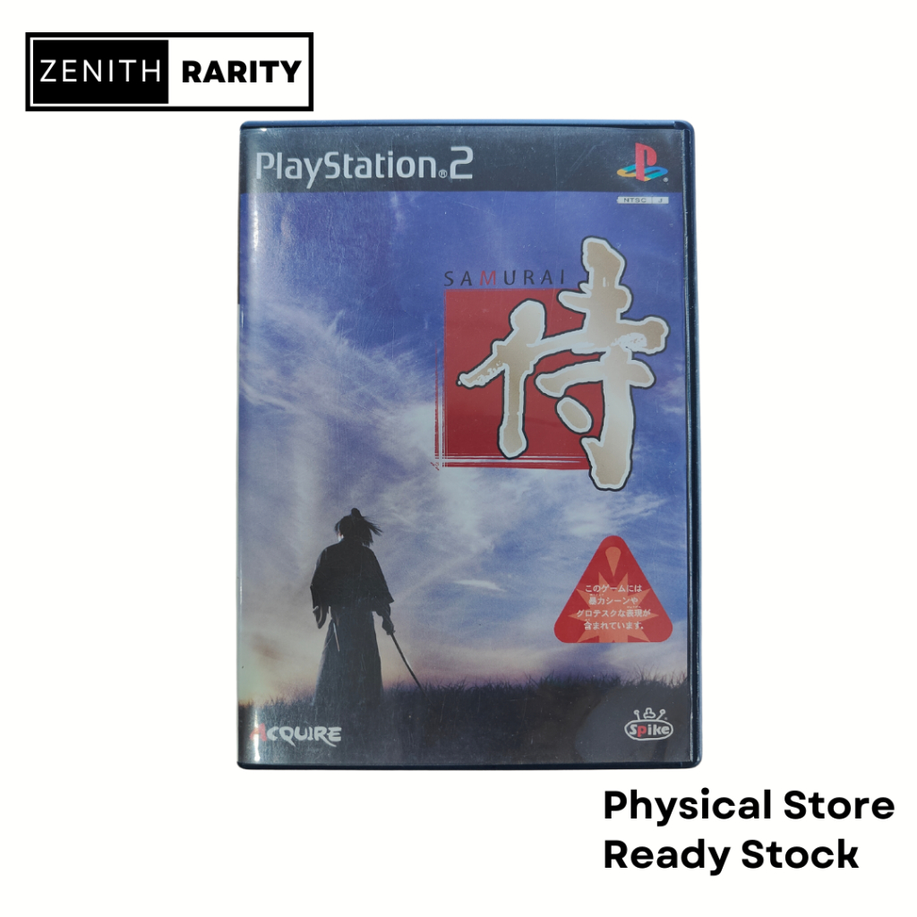 Zenith Rarity Sony Playstation 2 PS2 game Samurai | Shopee Malaysia