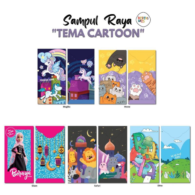 READY STOCK !! Sampul Duit Raya Eksklusif Edisi 2024 - TEMA KARTUN ...