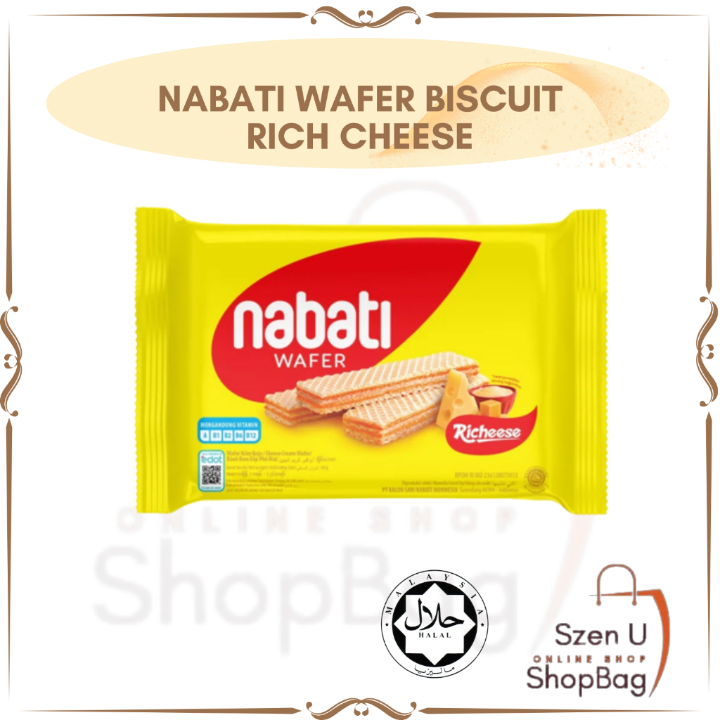Nabati Wafer Biscuit Extra 30% - 37g (Flavor : Pink Lava / RichChoco ...