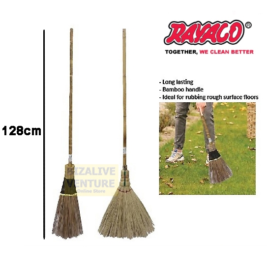 Lidi Broom With Bamboo Handle | Long Wooden Handle | Gardening Lidi ...