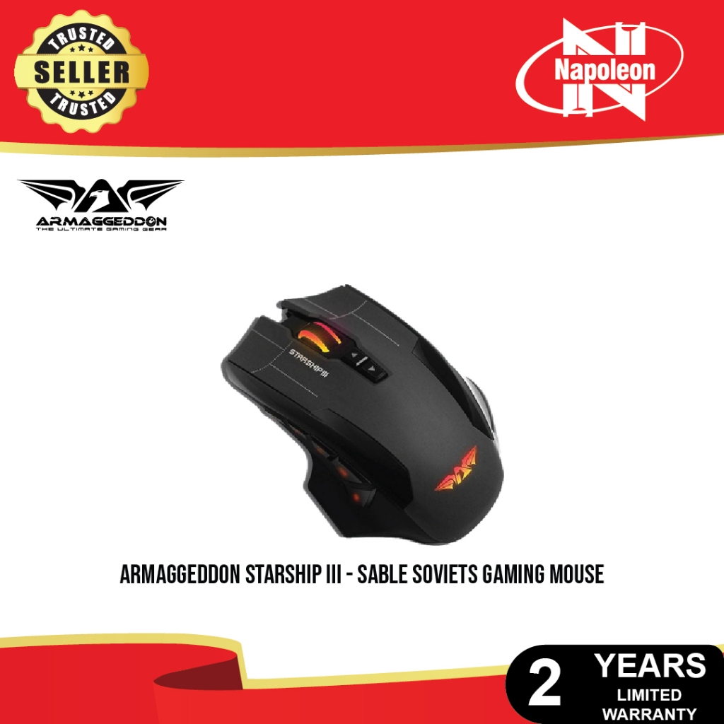 ARMAGGEDDON STARSHIP III - SABLE SOVIETS GAMING MOUSE | Shopee Malaysia