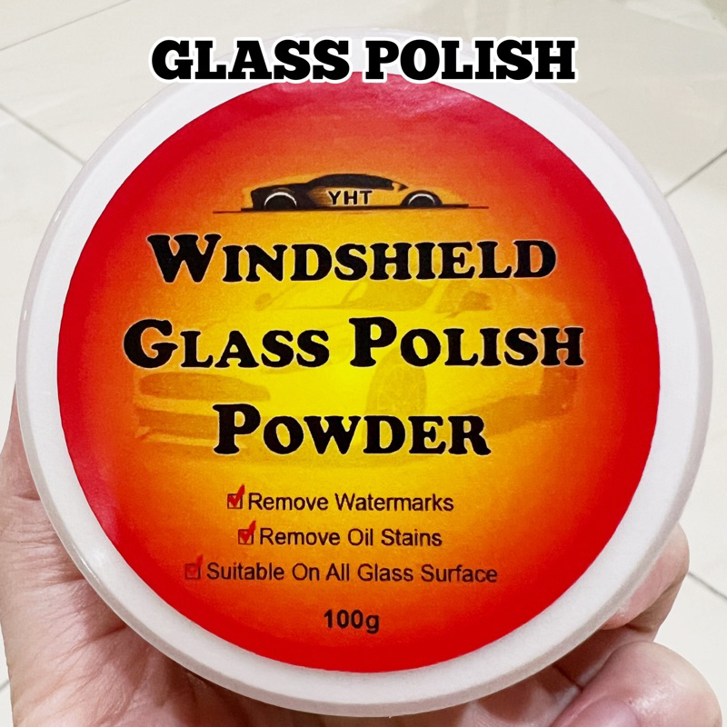 (100g) Glass Polishing Powder Premium Serbuk Penggilap Kaca Watermark ...