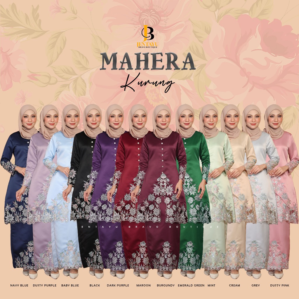 MAHERA KURUNG PLUSSIZE - HARI RAYA - KENDURI - BRIDESMAID - TUNANG ...