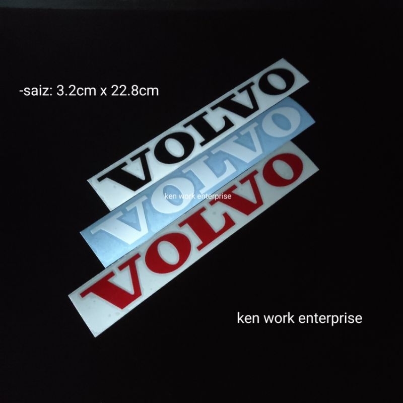 sticker volvo car lorry sticker #0099 accessories | Shopee Malaysia