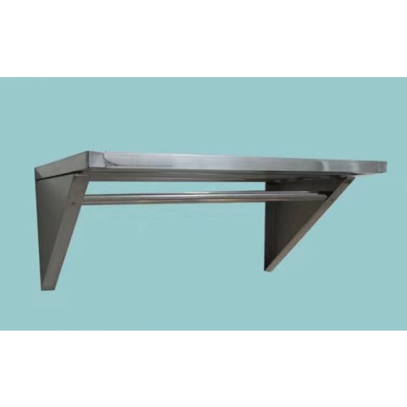 STAINLESS STEEL WALL SHELF RACK/ RAK DINDING STORAGE ORGANIZER 墙壁架 ...