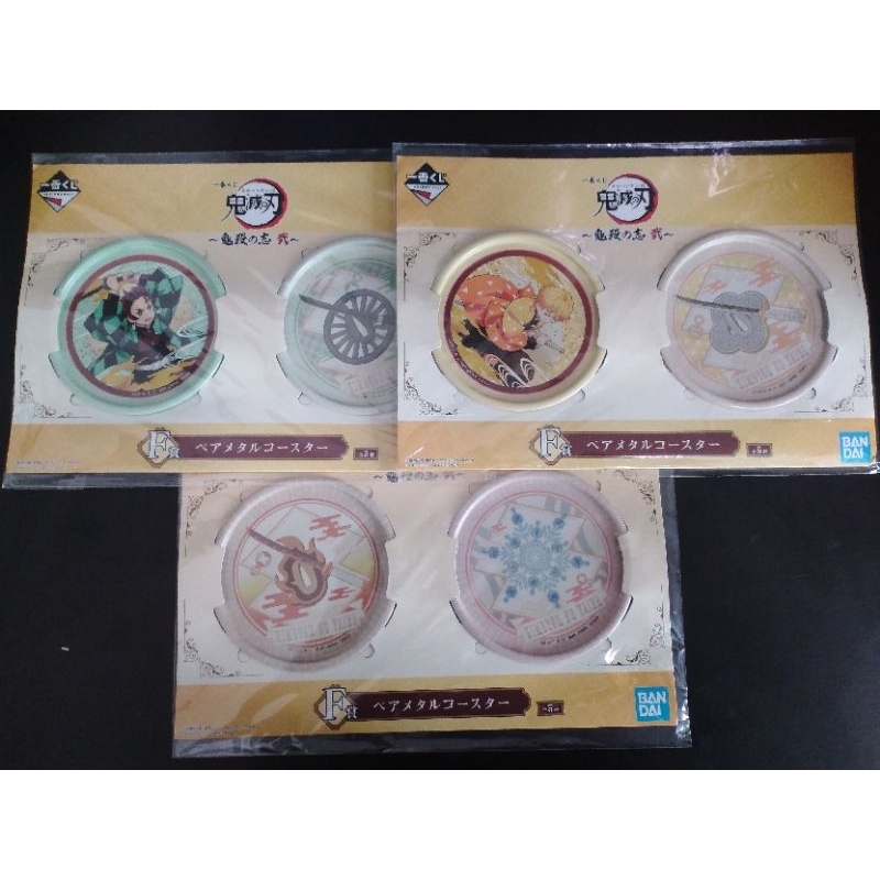 Demon Slayer (Kimetsu no Yaiba) Japan Anime Metal Coasters | Shopee ...