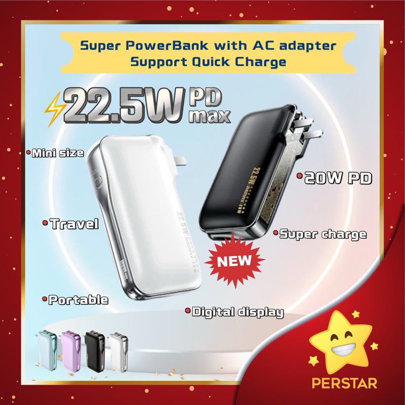 [ Stock Baru ] REMAX RPP-532 Super Slim & Mini Size 10000mAh 22.5W+20W ...