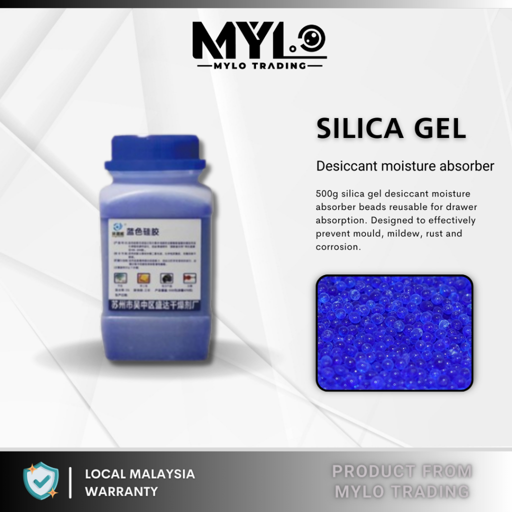 500G Reusable Silica Gel Desiccant Moisture Absorber Beads ...