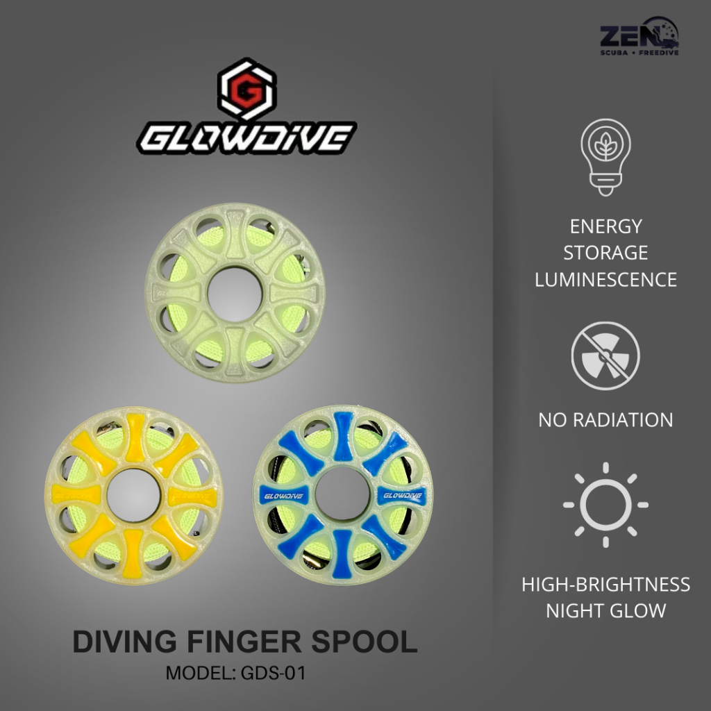 DSMB GLOWDIVE Spool Reel 30M High Visibility Line Green | Shopee Malaysia