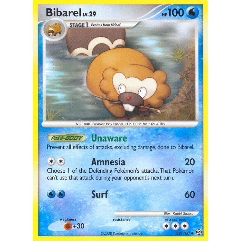[No.400 /Bibarel] Pokemon card (*not genuine product*) | Shopee Malaysia