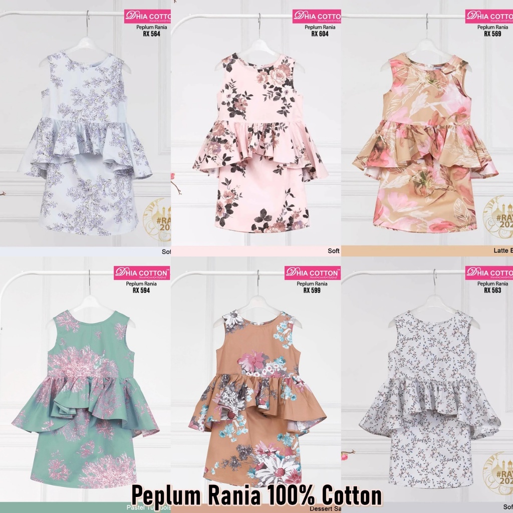 [AIDILADHA COLLECTION] Koleksi Peplum Rania Kids Eksklusif BY DHIA ...