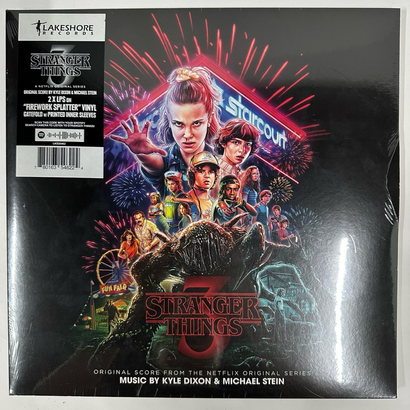 Stranger Things 3 2LP Firework Splatter Vinyl [B-STOCK] | Shopee Malaysia