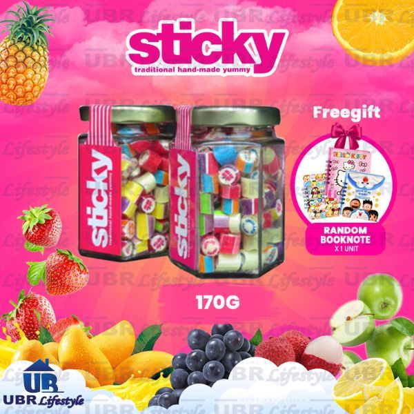 (FG 🎁) Sticky Candy Mix Rock 170gm Gula-Gula Viral Handmade Candy Snack ...