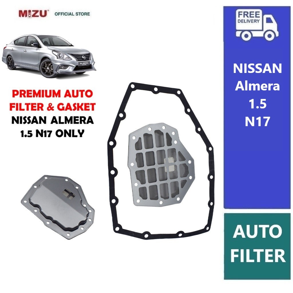 MIZU NISSAN Almera 1.5N17 AUTO FILTER 31398-85X02 2011-2018 31728-3MX0A ...