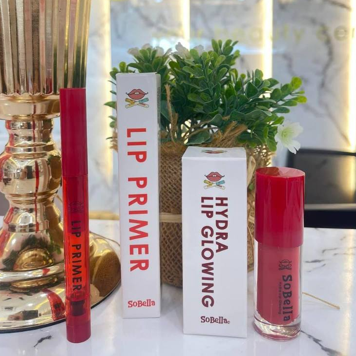 Sobella Make Up Primer Setting Spray Lip Primer dan Hydra Lip Glowing ...