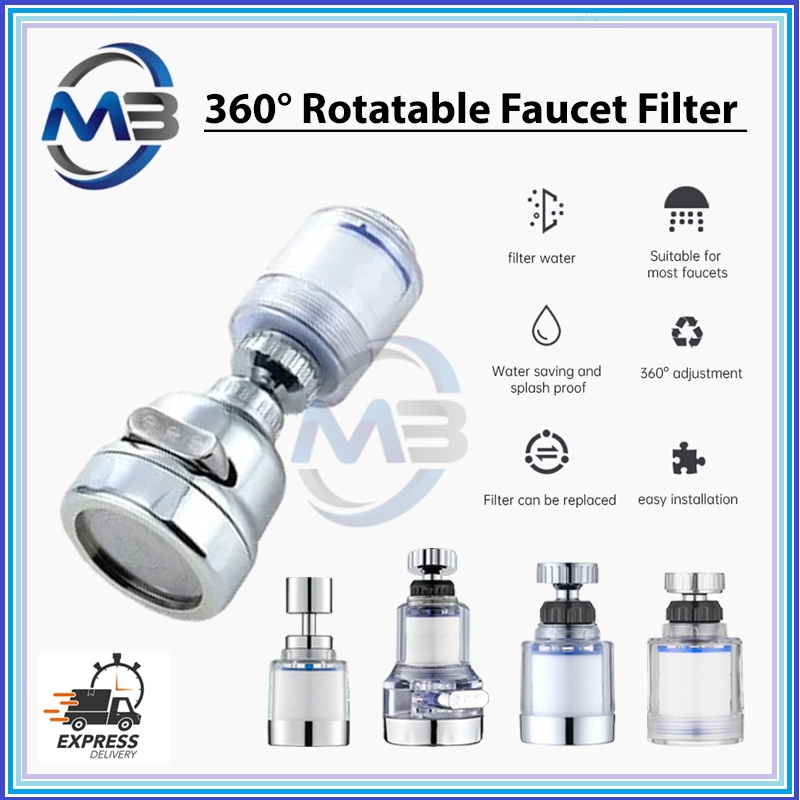 360° Rotatable Multifunction Faucet Filter - 360° Rotation, Pressurize ...